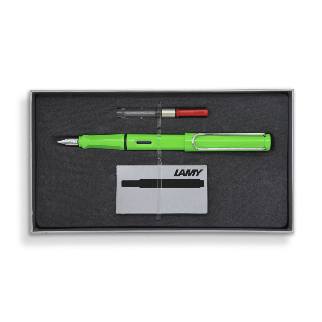 Lamy Fountain Pen Gift Set - Green Barrel | Fountain Pens — Discount Office