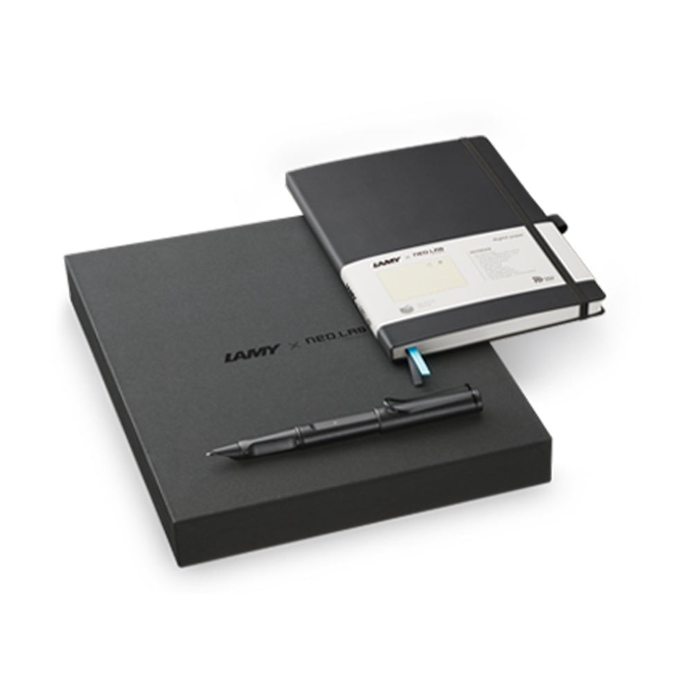 Lamy nCode 744 Safari All Black Pen + Digital Paper Set | Ballpoint ...