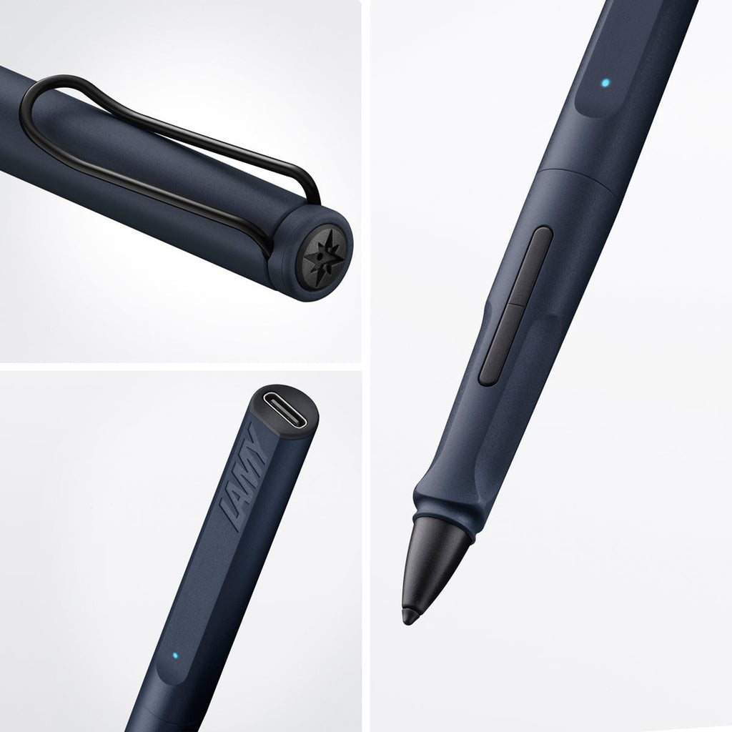 Lamy Safari Note+ Stylus Pen Steel Black (4E2) | Lamy — Discount Office