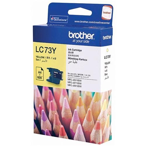 LC73 / LC 73Y Yellow Brother Original Cartridge | Brother — Discount Office