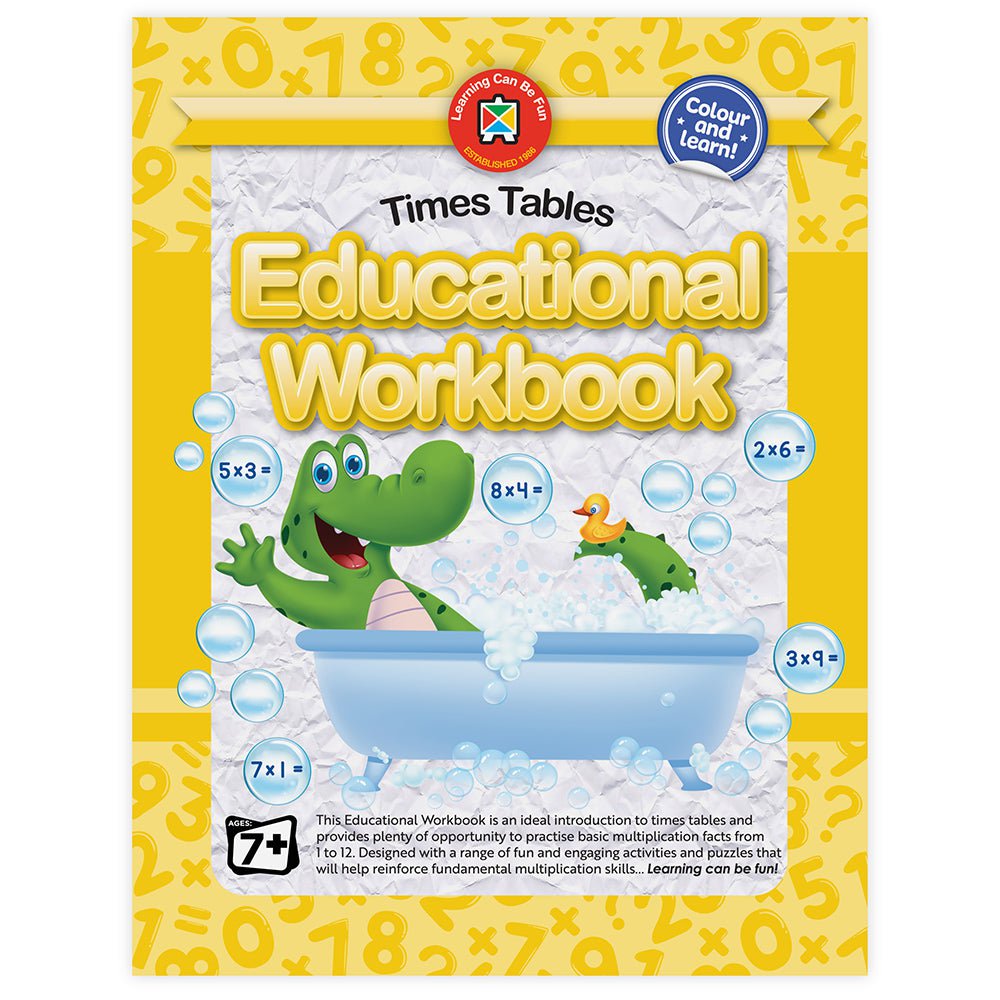 LCBF Educational Workbook Times Tables | EC — Discount Office