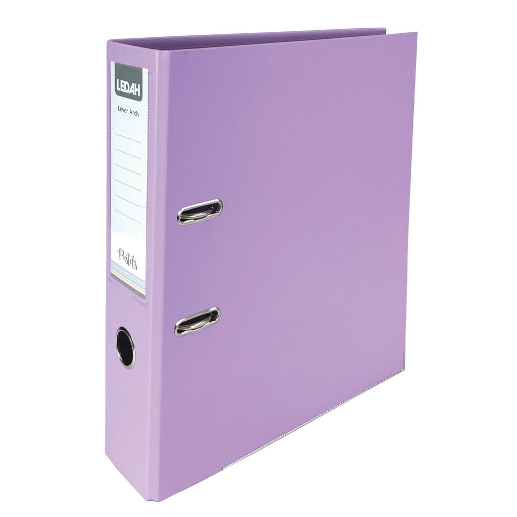 Ledah Binder Pastel Purple A4 Lever Arch | Files & Folders — Discount ...