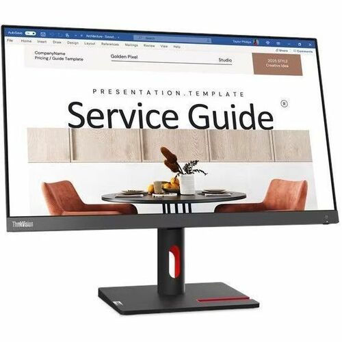 Lenovo ThinkVision S24i-30 24" Class Full HD LED Monitor - 16:9 - Stor ...