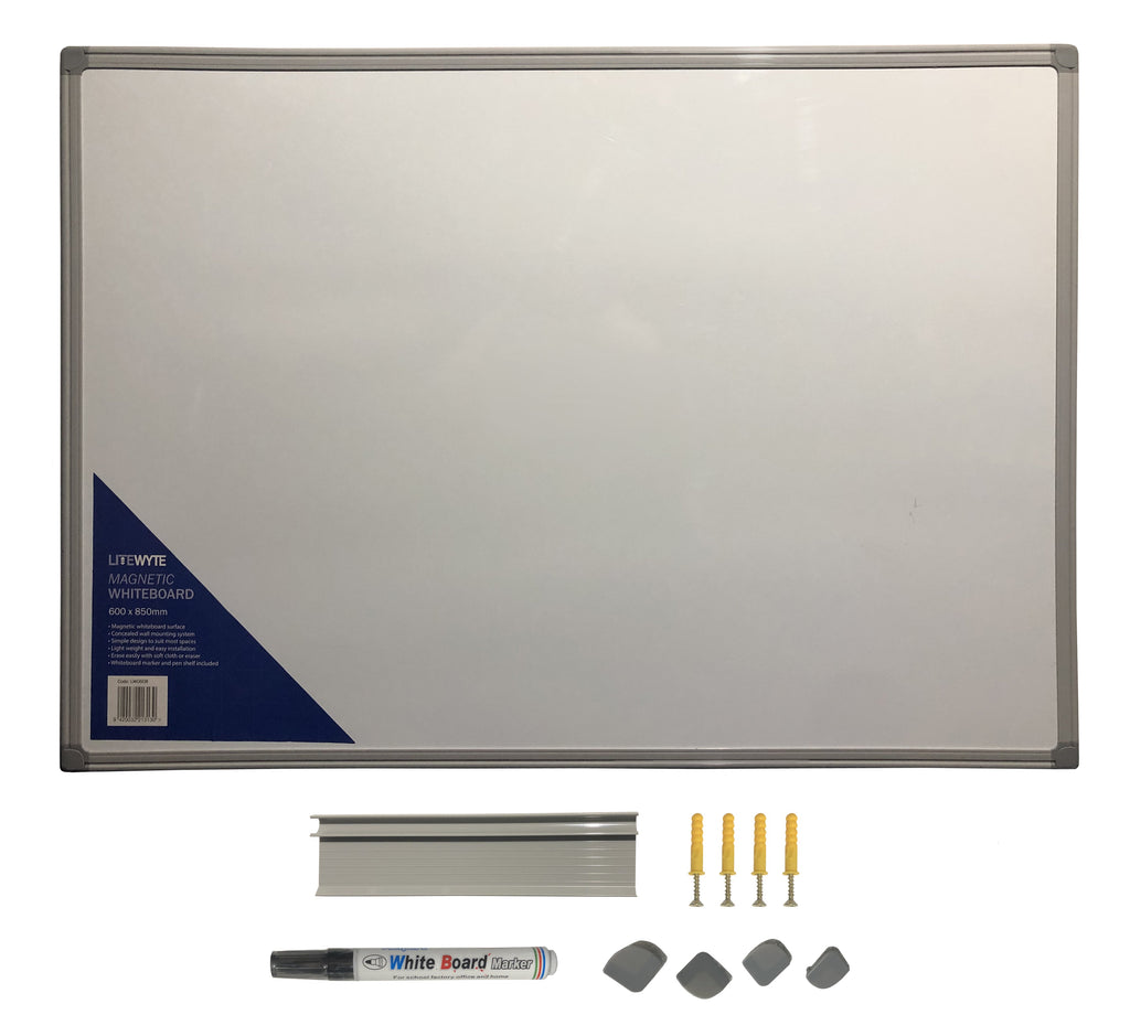 Litewyte Magnetic Whiteboard 600mm x 850mm | Boyd — Discount Office