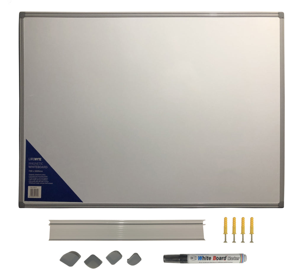 Litewyte Magnetic Whiteboard 700mm x 1000mm | Boyd — Discount Office