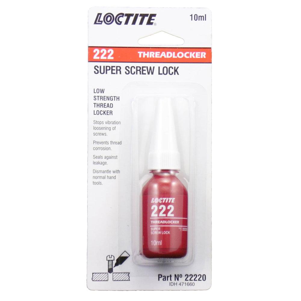 Loctite 222 Screw Lock Low Strength Threadlocker 10ml | Adhesives ...