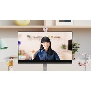 Logitech BRIO 300 Webcam, Rose, USB-C | Logitech — Discount Office