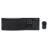 Logitech MK270r Wireless Combo - USB Wireless RF Keyboard - Black - US ...