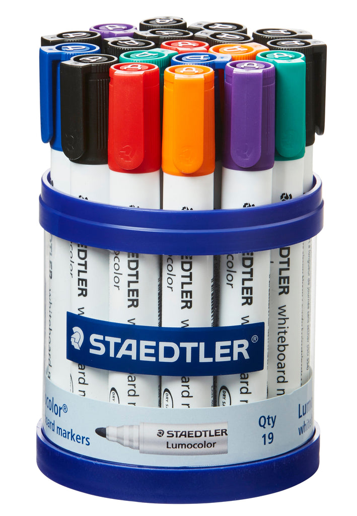 Staedtler Lumocolor 2.0mm Bullet Tip Whiteboard Marker Bullet Tip, Cup ...