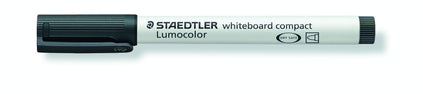 Staedtler Lumocolor Whiteboard Marker Compact Bullet Tip Black x 10's ...