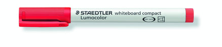 Staedtler Lumocolor Whiteboard Marker Compact Bullet Tip Red x 10's pa ...