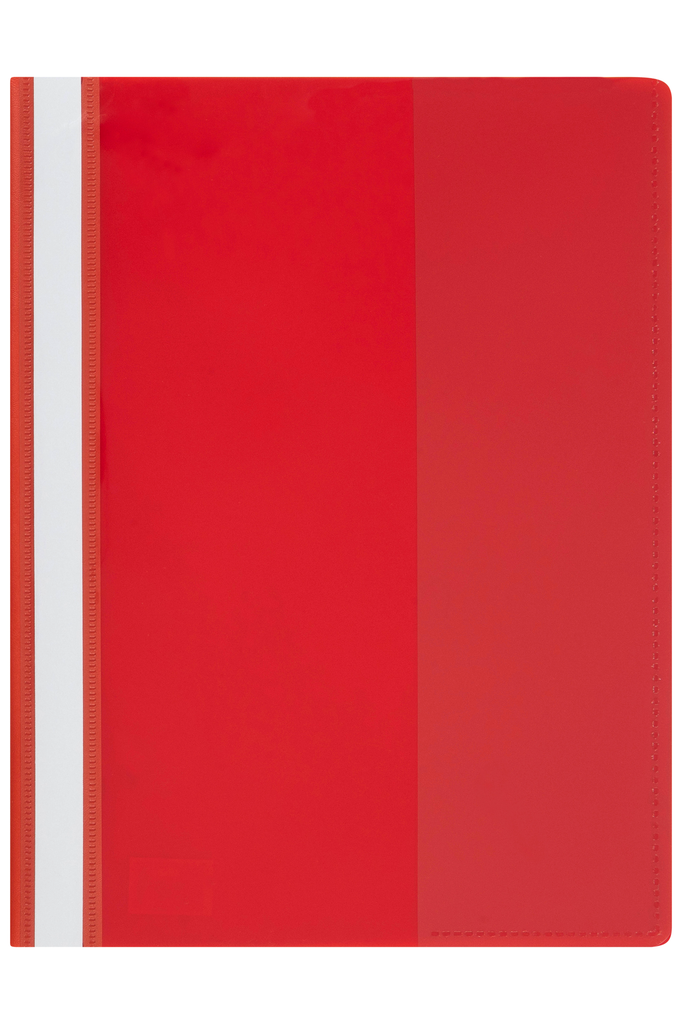 Marbig A4 Deluxe Flat File, Clear Front Cover, Red | Files & Folders ...