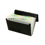 Marbig Foolscap 26 Pocket Expanding Case Black | Concertina Files ...