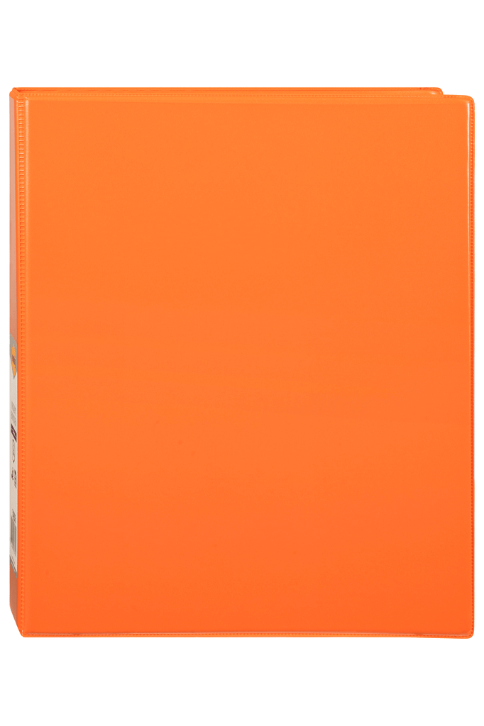 Marbig Overlay Insert Cover A4 Ring Binder 2/25 Orange, 2 D Ring ...