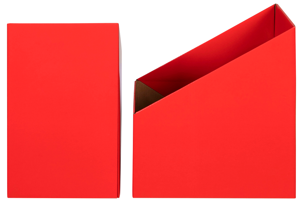 Marbig Wide Book Box Red 5's pack | Archive & Storage — Discount Office