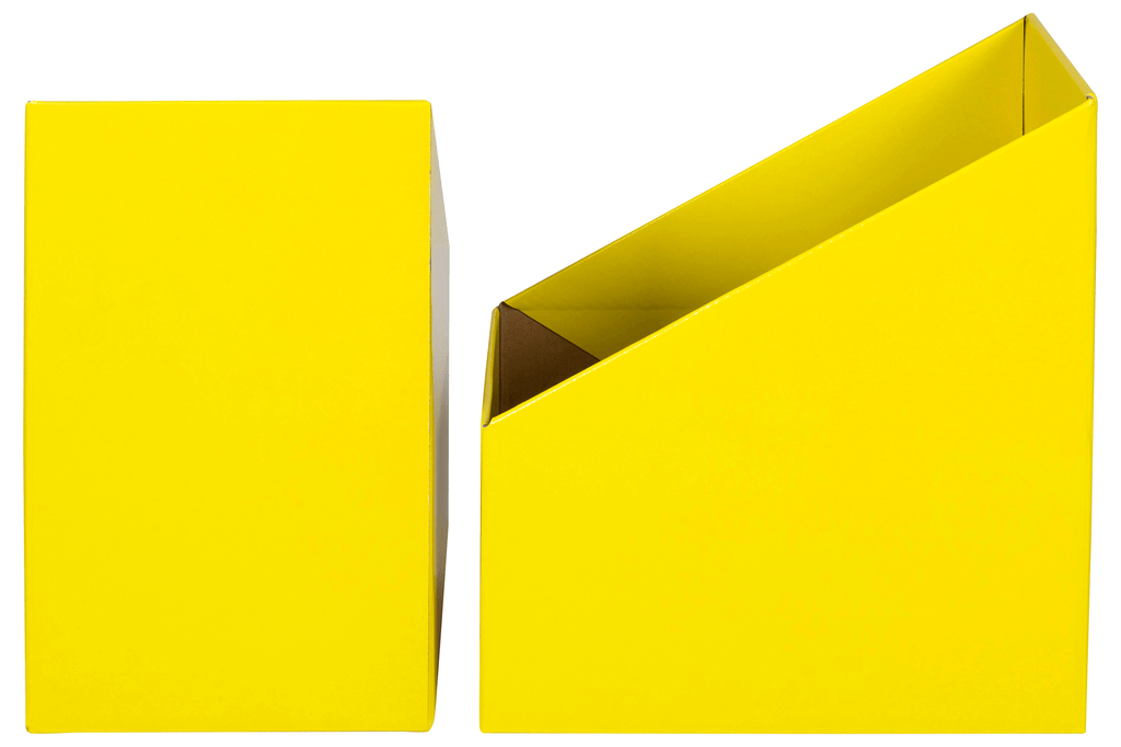 Marbig Wide Book Box Yellow 5's pack | Archive & Storage — Discount Office