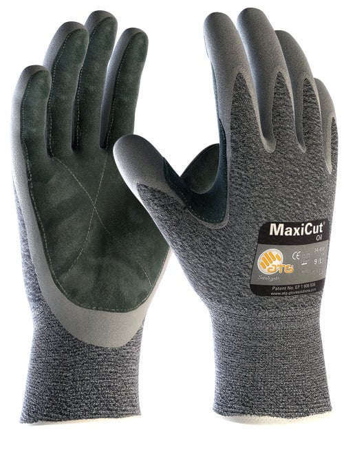 MaxiCut 3 Leather Palm Open Back Gloves, Cut Resistant Gloves, 1 Pair ...