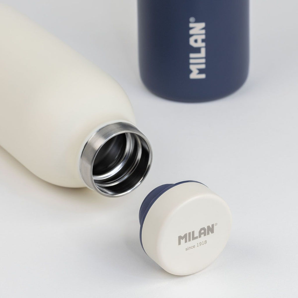 Milan 1918 Series Stainless Steel Isothermal Bottle, 350ml, White ...