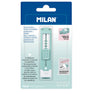 Milan Anti-Bacterial Stick Sharpener & Eraser Turquoise | Milan ...