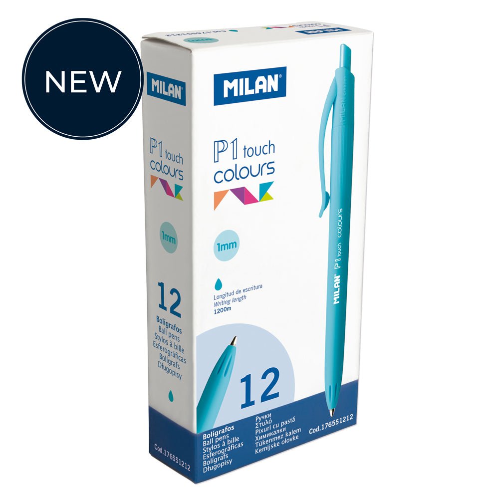 Milan P1 Touch Colours Ballpoint Pen Light Blue | Ballpoint Pens ...
