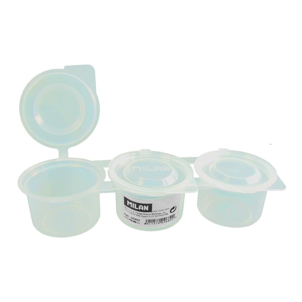 Milan Paint Mixing Pot with Caps Triple Well | Art Supplies — Discount ...