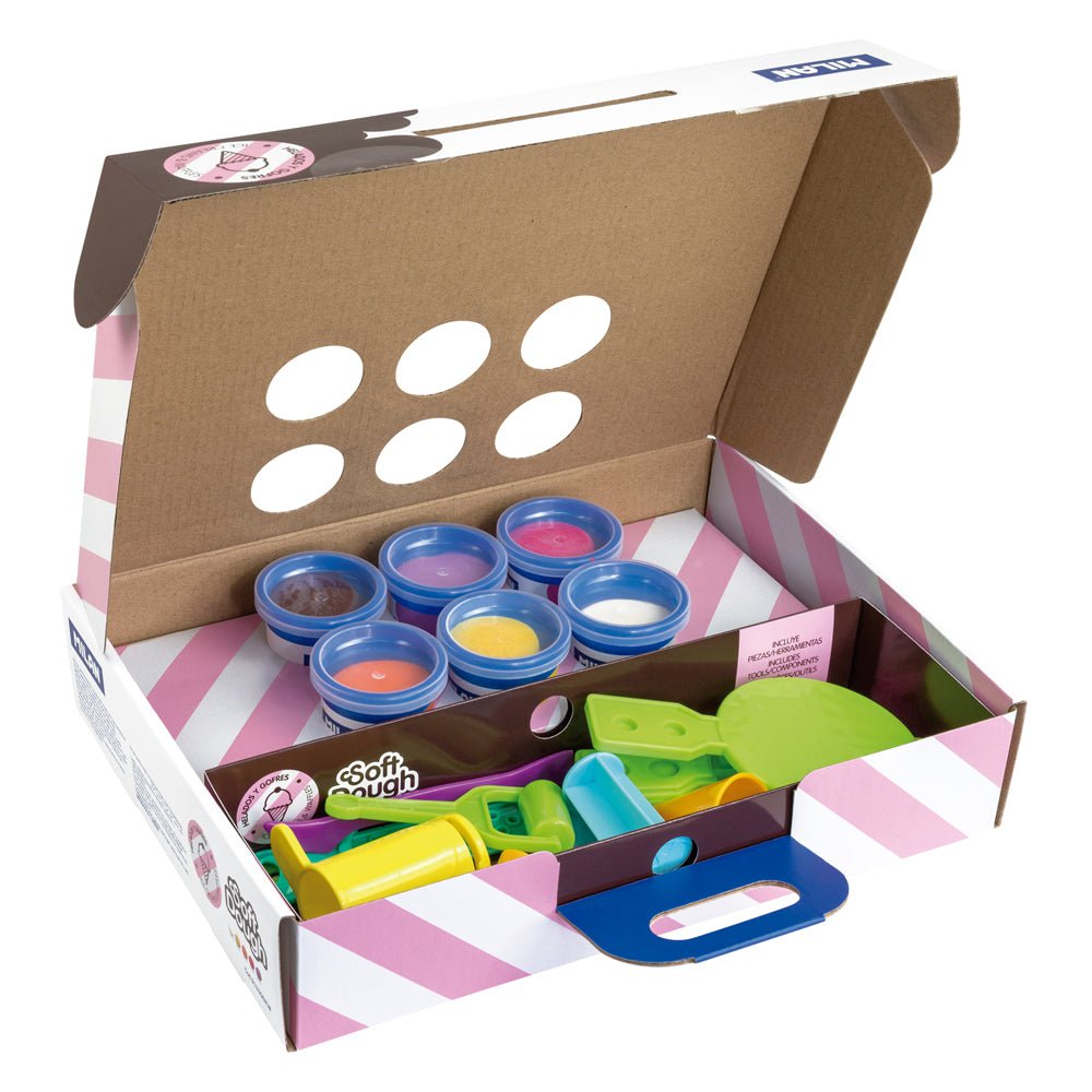 Milan Soft Dough Ice Cream & Waffles Play Kit + Accessories | Art ...