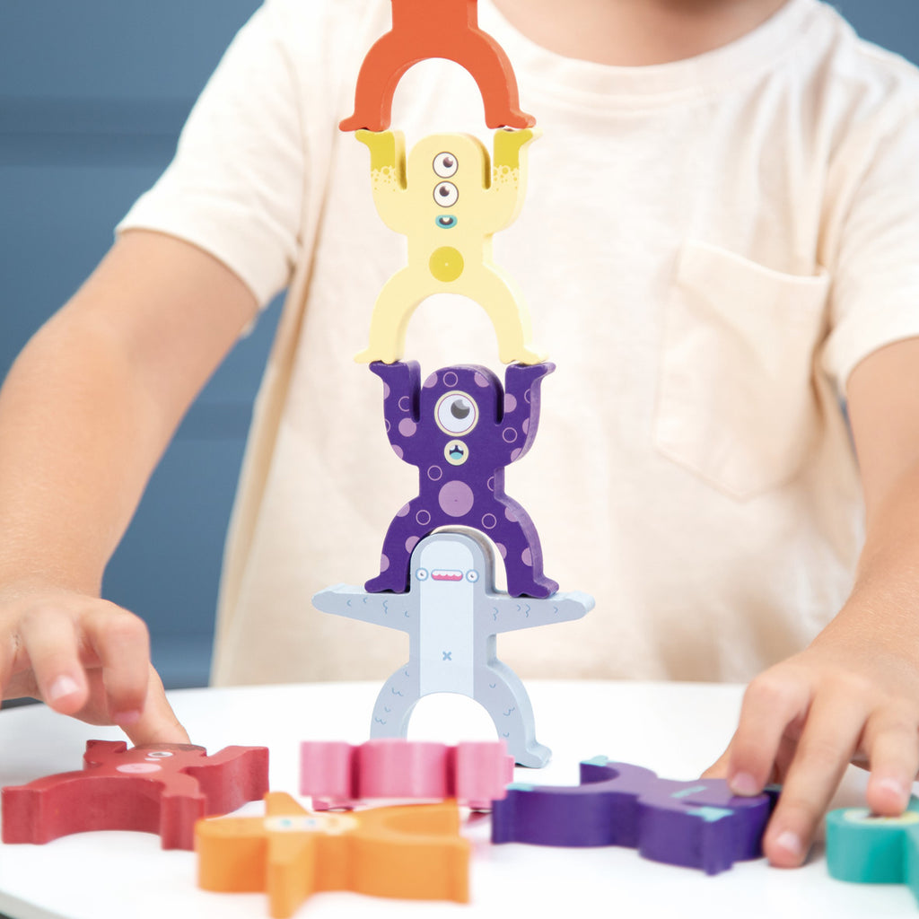 Milan Wooden Educational Toy, Aliens Tower | Milan — Discount Office