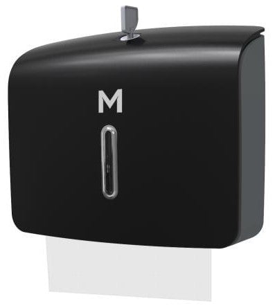 Mini Slimfold Hand Towel Dispenser 300 Sheets Capacity - Black | Hand ...