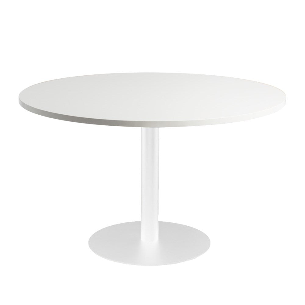 Lunar 1200mm Meeting Table - White Base / White Top | Coffee Tables ...