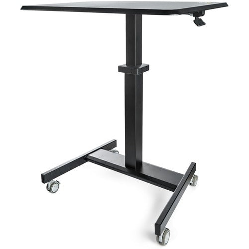 Mobile Standing Desk, Portable Sit Stand Ergonomic Height Adjustable C ...