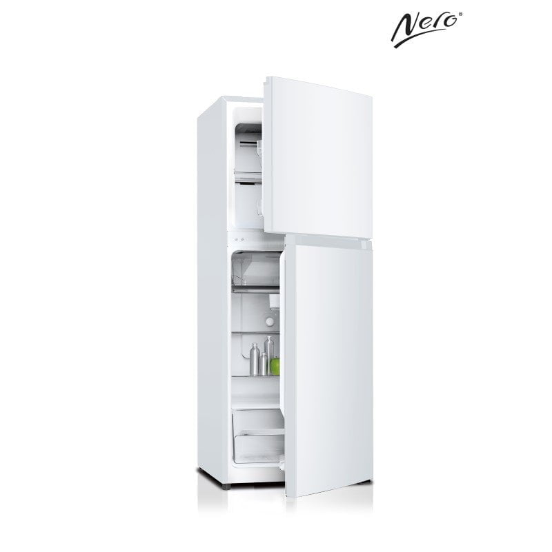 Nero 198L Freestanding Fridge and Freezer, White | Kitchen & Cleaning ...