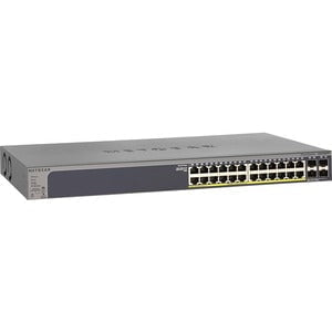 Netgear 24-Port Gigabit PoE+ Smart Managed Pro Switch with 4 SFP Ports ...