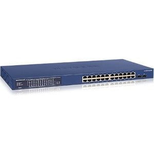 NETGEAR 26-PORT POE GIGABIT ETHERNET SMART SWITCH (GS724TPP) - MANAGED ...
