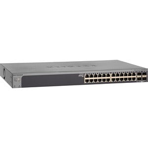 NETGEAR 28-PORT GIGABIT/10G STACKABLE SMART SWITCH (GS728TX) - MANAGED ...