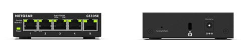 Netgear GS305E Switch, 5-Port Gigabit Ethernet Plus | Netgear ...