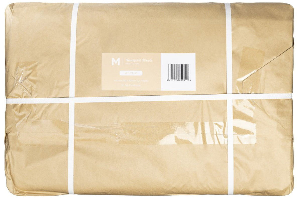 Newsprint Paper Sheets, 700mm x 800mm, 45gsm, 20kg | Kraft & Brown ...