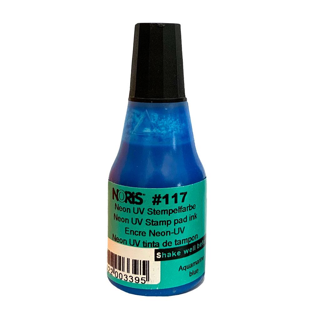Noris #117 UV Ink 25ml Neon Aquamarine Blue | Desktop Essentials ...