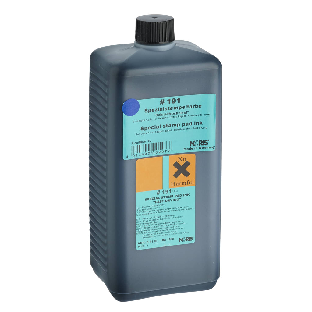 Noris #191 Quick-Dry Pad Ink 25ml Blue | Desktop Essentials — Discount ...