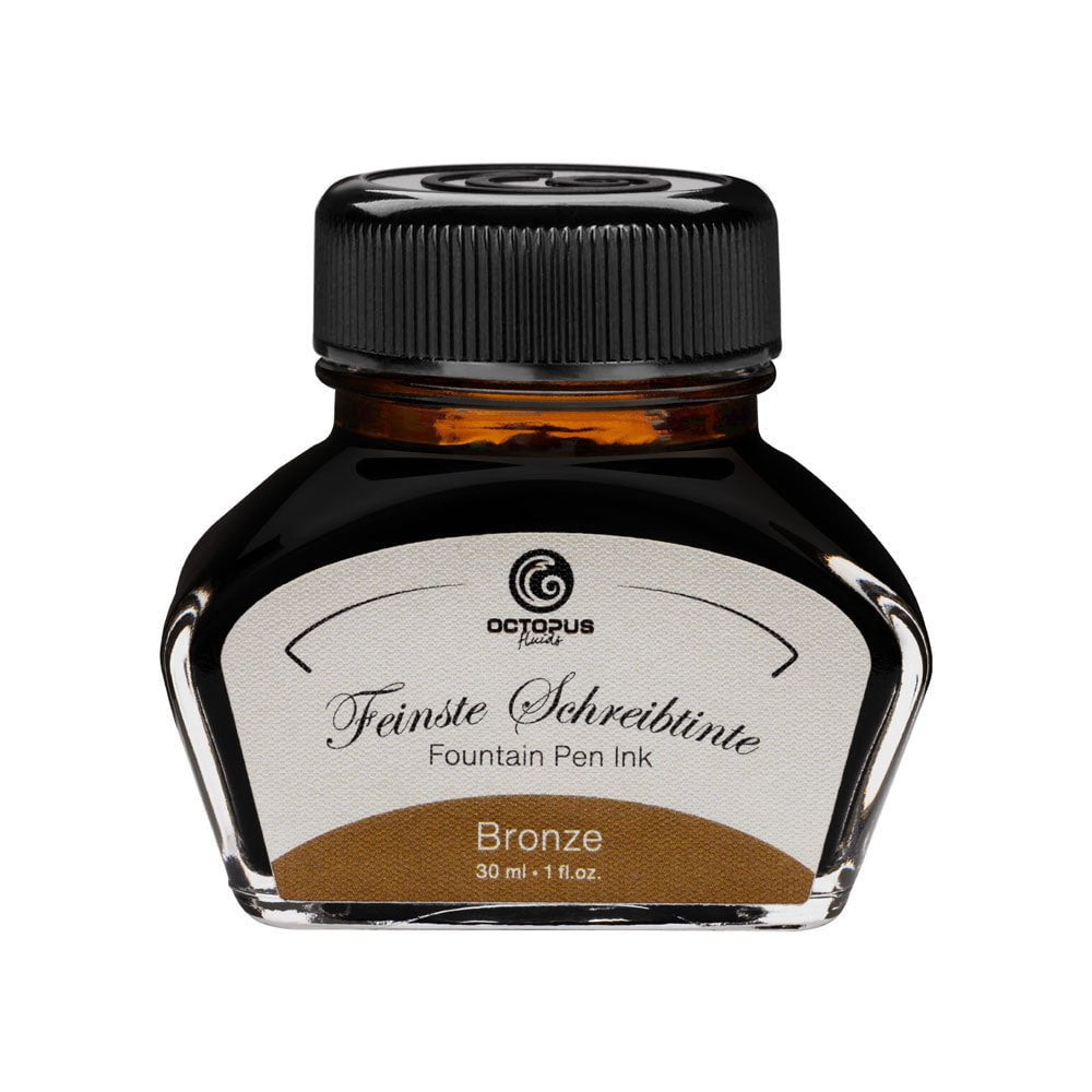 Octopus Fluids Fountain Pen Ink Bronze 30ml | Fountain Pen Inks ...