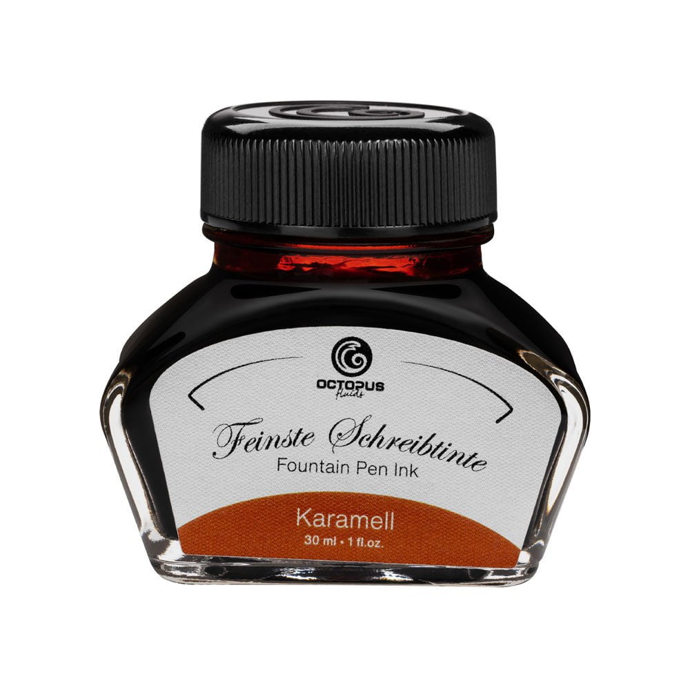 Octopus Fluids Fountain Pen Ink Caramel (Karamell) 30ml | Fountain Pen ...
