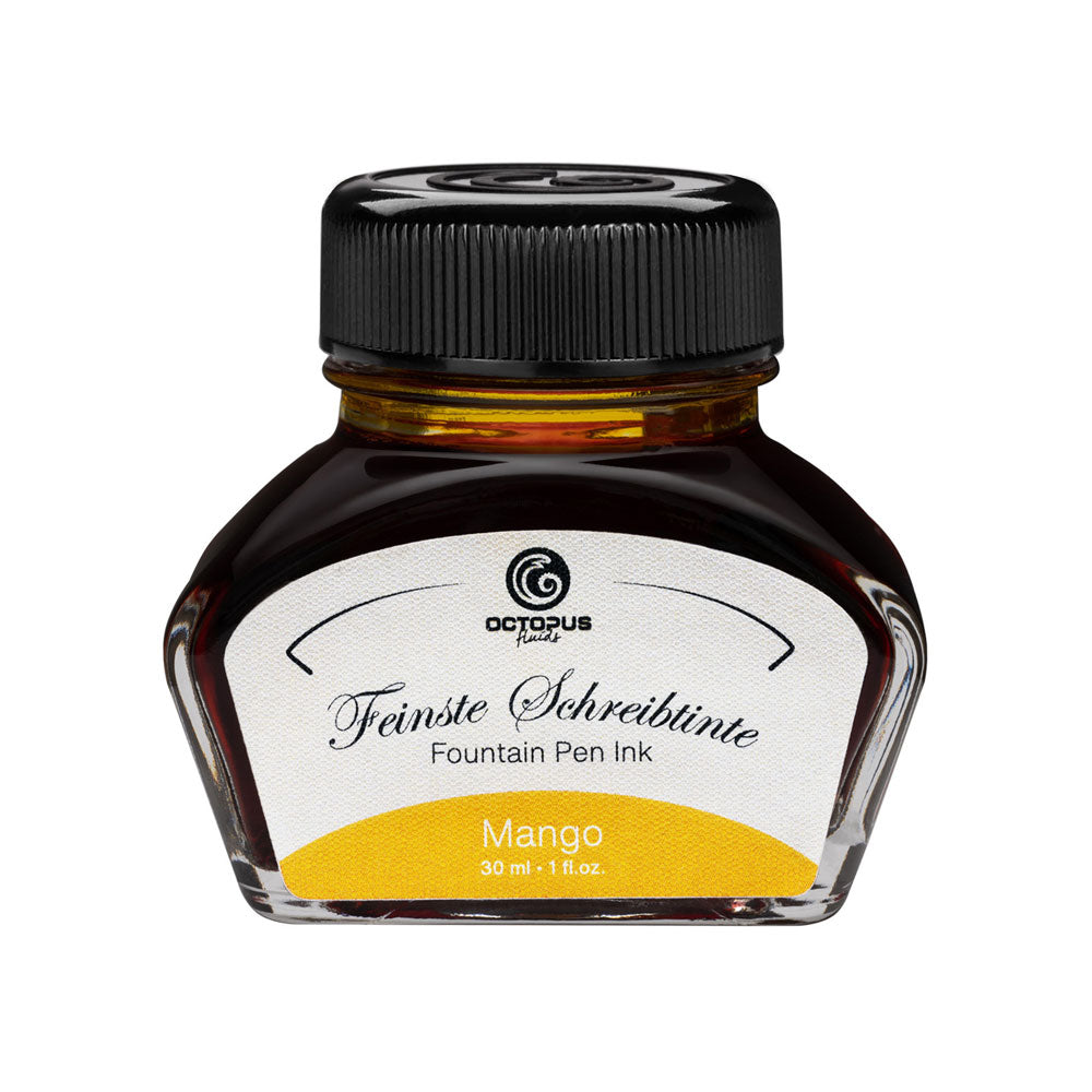Octopus Fluids Fountain Pen Ink Mango 30ml | Fountain Pen Inks ...