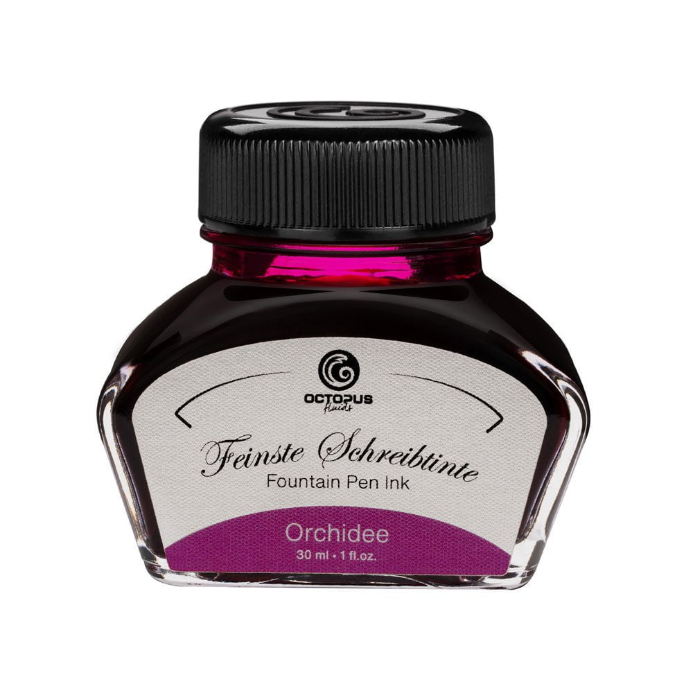 Octopus Fluids Fountain Pen Ink Orchid (Orchidee) 30ml | Fountain Pen ...