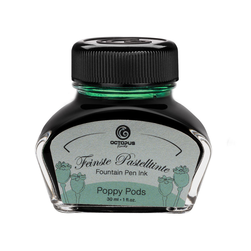 Octopus Fluids Fountain Pen Ink Pastel Poppy Pods 30ml | Fountain Pen ...