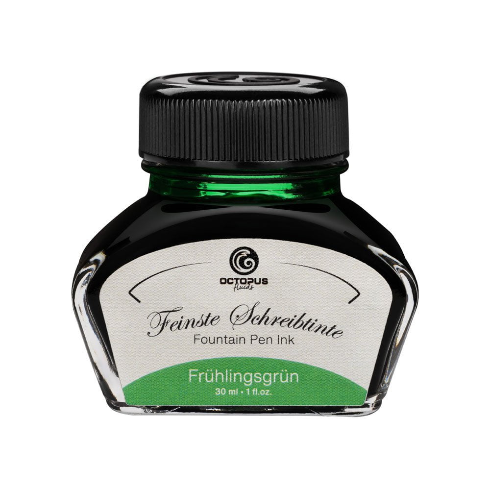 Octopus Fluids Fountain Pen Ink Spring Green (Fruhlingsgrun) 30ml ...