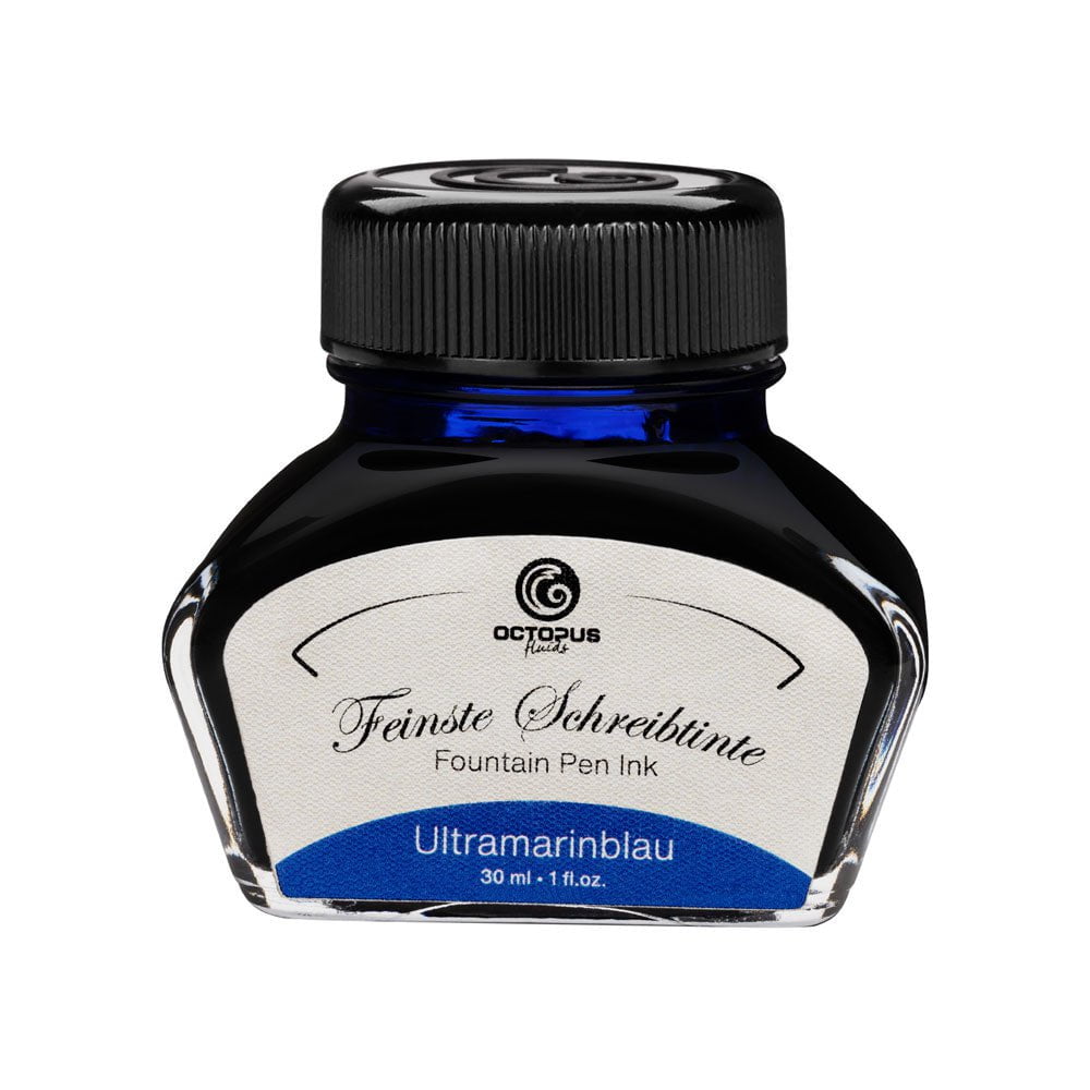 Octopus Fluids Fountain Pen Ink Ultramarine Blue (Ultramarinblau) 30ml ...