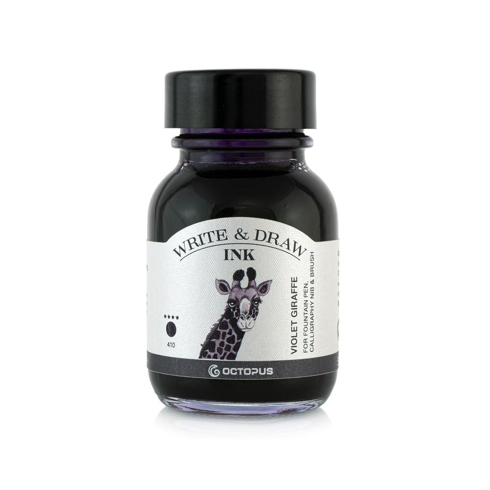 Octopus Fluids Write and Draw Ink 410 Violet Giraffe 50ml | Fountain ...
