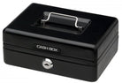 Office Mate Cash Box 8 inch Black | Cash Boxes — Discount Office