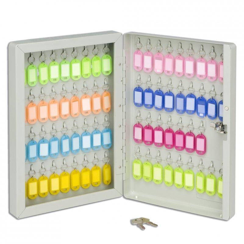 Office Mate Premium Key Cabinet - 70 Keys | Desk & File Organisers ...