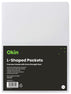 Okin A4 Clear L Shaped Pockets 12's pack | Filing & Storage — Discount ...
