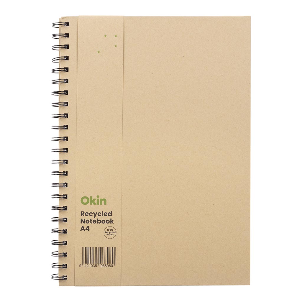 Okin Eco Spiral Hardcover Notebook A4 | New Financial Year Sale ...